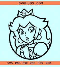 Princess Peach Super Mario SVG Princess Peach SVG Super Mario Princess Svg