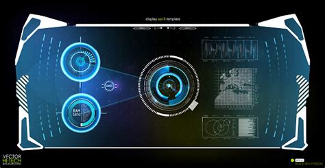 웹 및 응용 프로그램 가상 기술 배경 디스플레이 요소 미래의 사용자 인터페이스입니다 게임 디자인입니다 0명에 대한 스톡 벡터 아트 및 기타 이미지 Istock