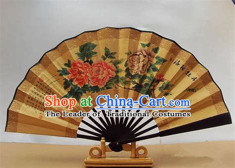 Traditional Chinese Crafts Peking Opera Folding Fan China Sensu Hand
