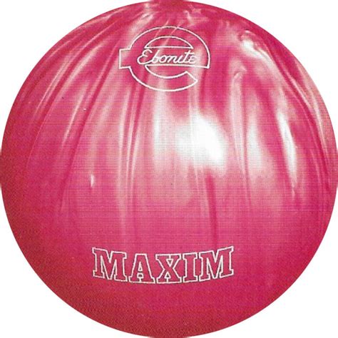 Ebonite Pink Crystal Maxim Bowling Ball 123bowl