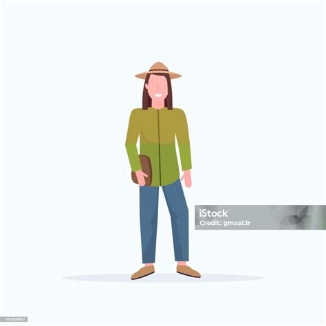 행복 캐주얼 남자 서 포즈 웃 긴 머리 남자 입고 유행 옷 들고 핸드백 남성 만화 캐릭터 전체 길이 평면 흰색 배경 개념에 대한 스톡 벡터 아트 및 기타 이미지 Istock