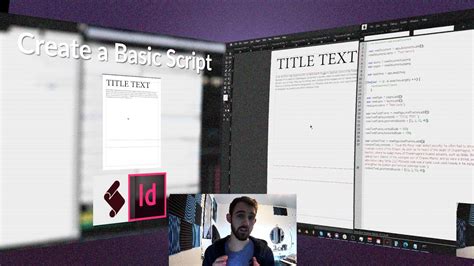 Adobe InDesign Scripting Tutorial Create A Basic Script YouTube