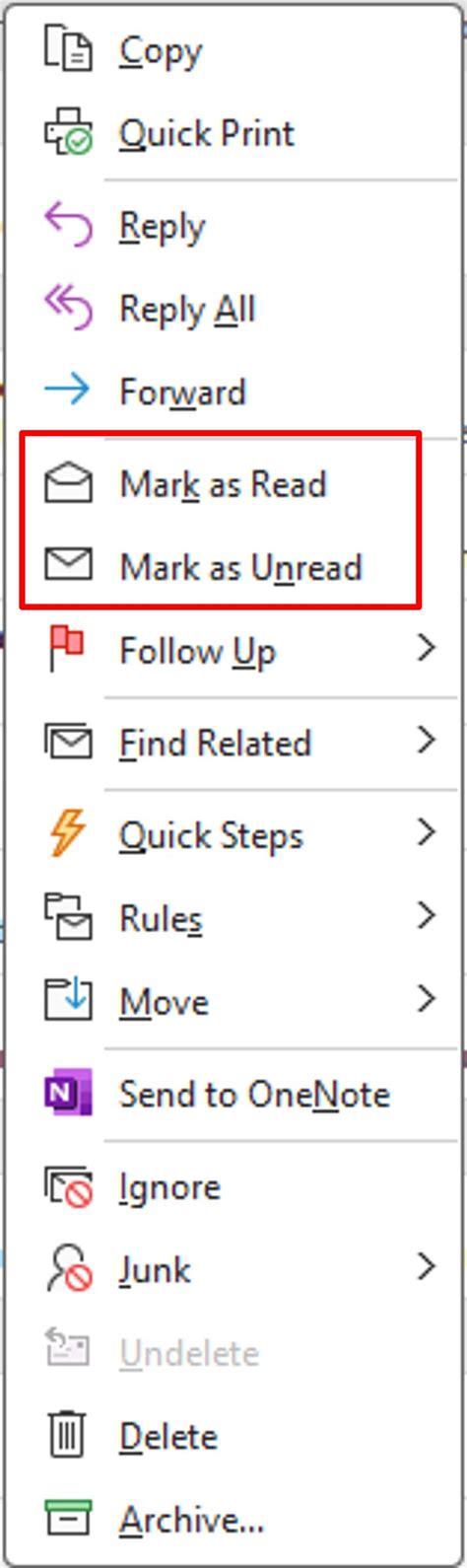 Outlook Control When Emails Are Marked Read Or Unread Mistytips