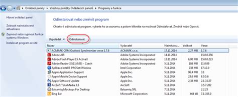 Uninstalling The Synchronizer Acmark Sugarcrm Outlook Plugin