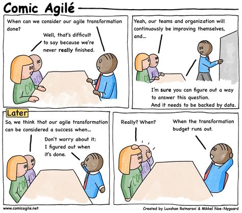 When Is The Agile Transformation Done Comic Agilé