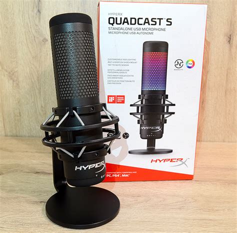 ᐈ Обзор микрофона HyperX QuadCast S | Интернет-магазин Белый Ветер