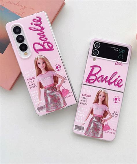 갤럭시 Z플립 Z폴드 핑크 바비 인형 키치 하이틴 Y2k 플립3 플립4 폴드3 폴드4 케이스 에이블리