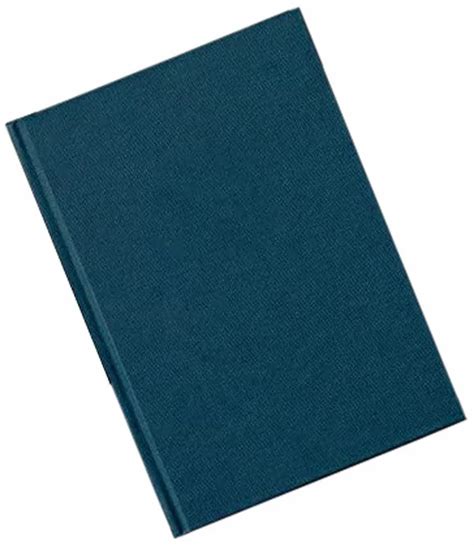 Paper Cover Glue Bound Innaxa Hardbound Diary Blank Notebooks Blue