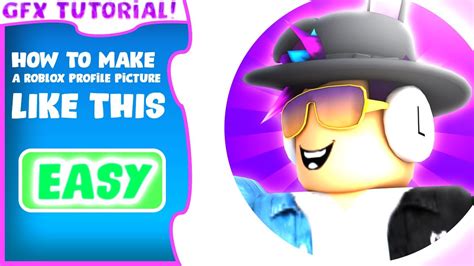 How To Make A Roblox Profile Picture Gfx In C4d Easy Youtube