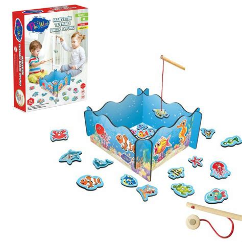 Manyetik Balık Tutma Oyunu 24 Parça Yelken Oyuncak