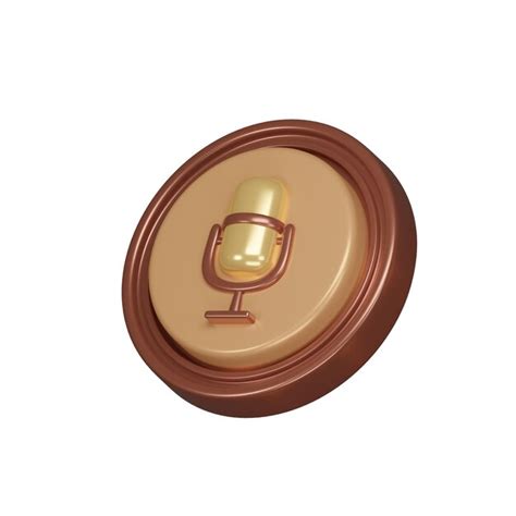 premium photo button 3d render