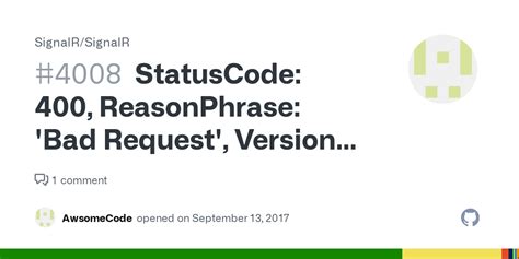 Statuscode 400 Reasonphrase Bad Request Version 11 Content Systemnet