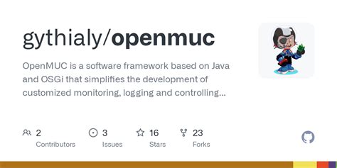 Github Gythialyopenmuc Openmuc Is A Software Framework Based On Java And Osgi That