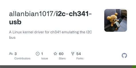 github allanbian1017 i2c ch341 usb a linux kernel driver for ch341