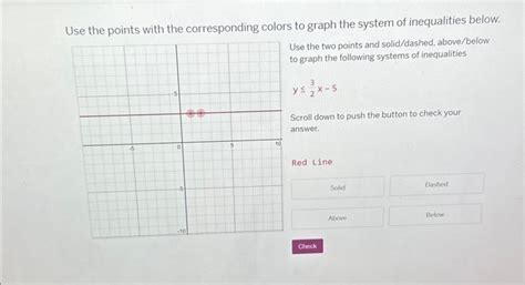 Solved Use The Points With The Corresponding Colors To Graph Chegg Com