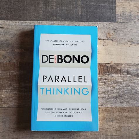 Parallel Thinking By Edward De Bono Paperback Pangobooks