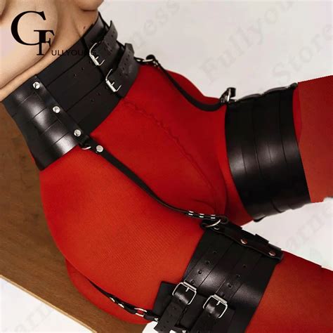 Sexy Frau Geschirr K Rper Bondage Riemen Strumpfband G Rtel Str Mpfe