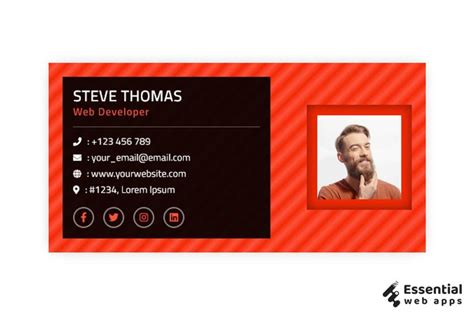 10 Css Email Signature Latest Collection Essential Web Apps