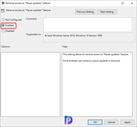 Disable Pause Updates Using Intune Group Policy Gpo
