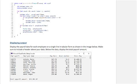 Solved Sorting The Data After Reading Data From Chegg Com