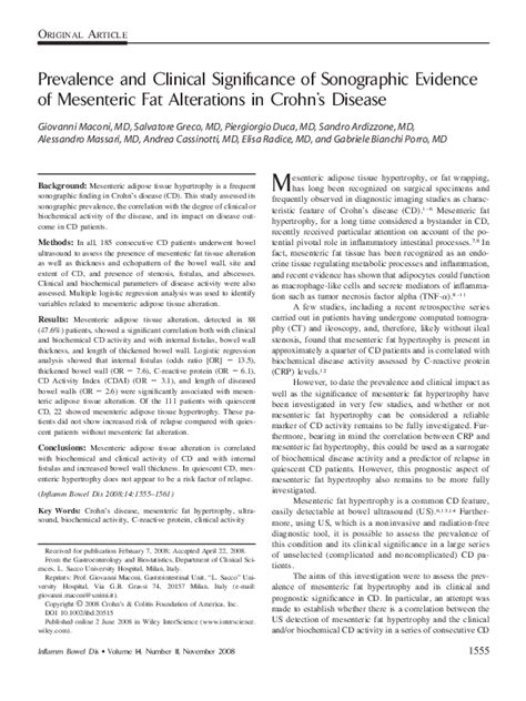 Pdf Prevalence And Clinical Significance Of Sonographic Evidence Of