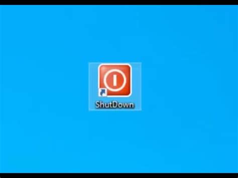Create A Shutdown Desktop Icon In Windows YouTube