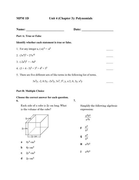 Chapter 3 Polynomials