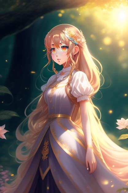 Anime Royal Princess Fantasy Art Images Free Download On Freepik