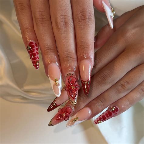 15 Must See Long Red Nail Ideas 2026 Dreambundles