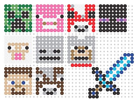 Minecraft Perler Bead Templates