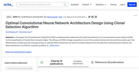 Optimal Convolutional Neural Network Architecture Design Using Clonal