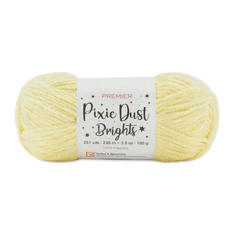 Premier Yarn Pixie Dust Brights Yarn Sunshine 251 Yds Blick Art Materials
