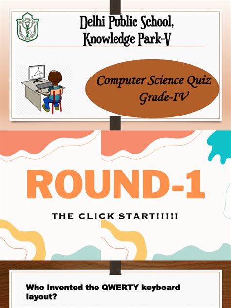 Computer Quizclass 4final Round 1 Pdf Operating System Computer