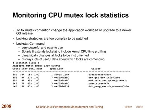 Ppt Solarislinux Performance Measurement And Tuning Powerpoint