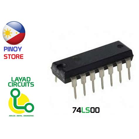 74ls00 7400 Nand Gate 7400 Logic Circuit Ic Gate Quad 14 Pin Digital