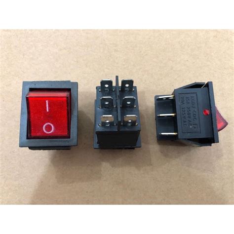 Jual Saklar Rocker Switch 6 Pin Besar Lampu Saklar 6 Kaki Shopee Indonesia