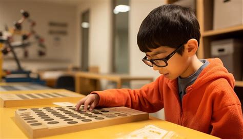 Premium Photo International Day Of Education Inside A Braille Library Focusing On The Tactile