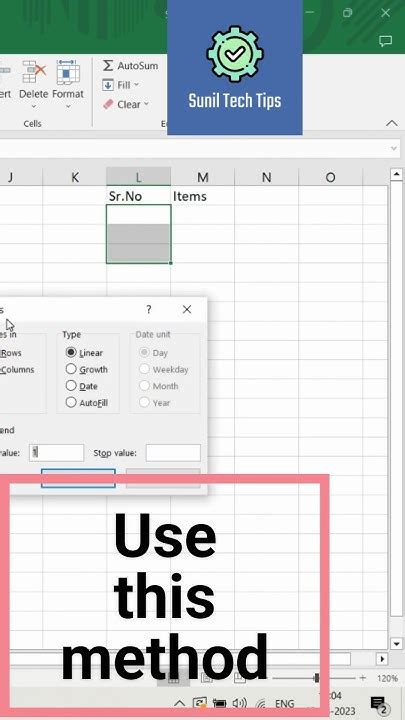 Serial Number Formula In Excel Excel Exceltips Lifehacks