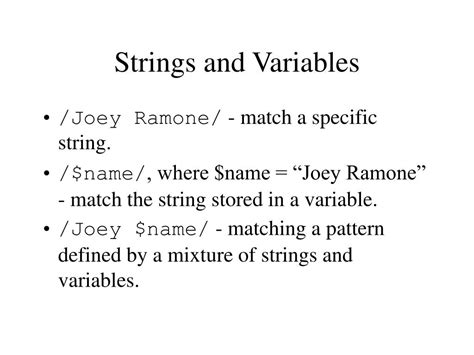 Ppt Using Regular Expressions Powerpoint Presentation Free Download
