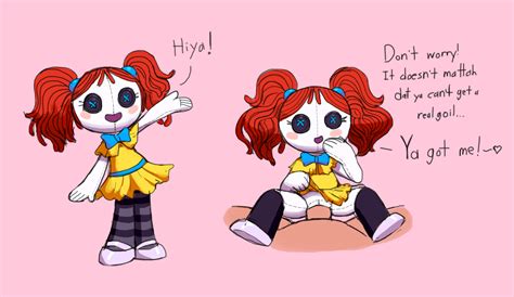 Rule 34 Animate Inanimate Blush Bottomless Bow Tie Button Button Eyes