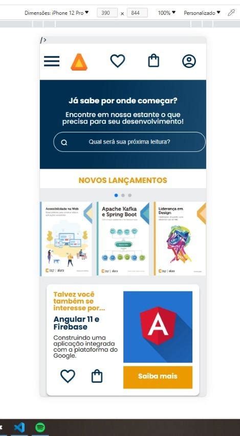 ícone Favoritocarrinho De Comprasperfil Não Ficam Alinhados Corretamente No Modo Mobile Html