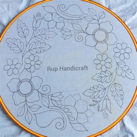 Hoop Embroidery Pattern 🌸 Broderie Hongroise Points De Broderie à La