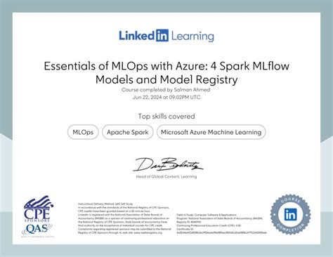 Salman A On Linkedin Certificate Of Completion