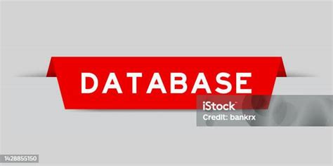 회색 배경에 단어 데이터베이스가있는 빨간색 삽입 레이블 검색에 대한 스톡 벡터 아트 및 기타 이미지 검색 낱말 네트워크 서버 Istock
