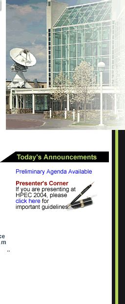 Eighth Annual Workshop On High Performance Embedded Computing