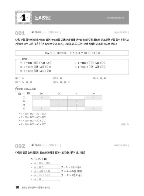 알라딘 미리보기 정보컴퓨터 기출문제 분석집