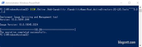 Cài đặt Active Directory Users and Computers Snap in ADUC trên