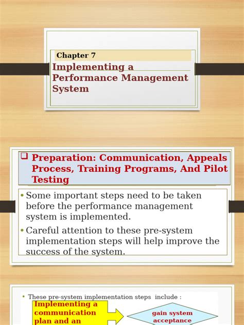 L7 Implementing Performance Management System Pdf Attitude
