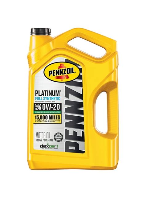 Pennzoil Ultra Platinum 0w 20 In Pennzoil
