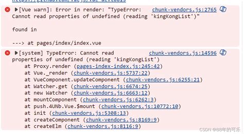 Vue Warn Error In Render “typeerror Cannot Read Properties Of